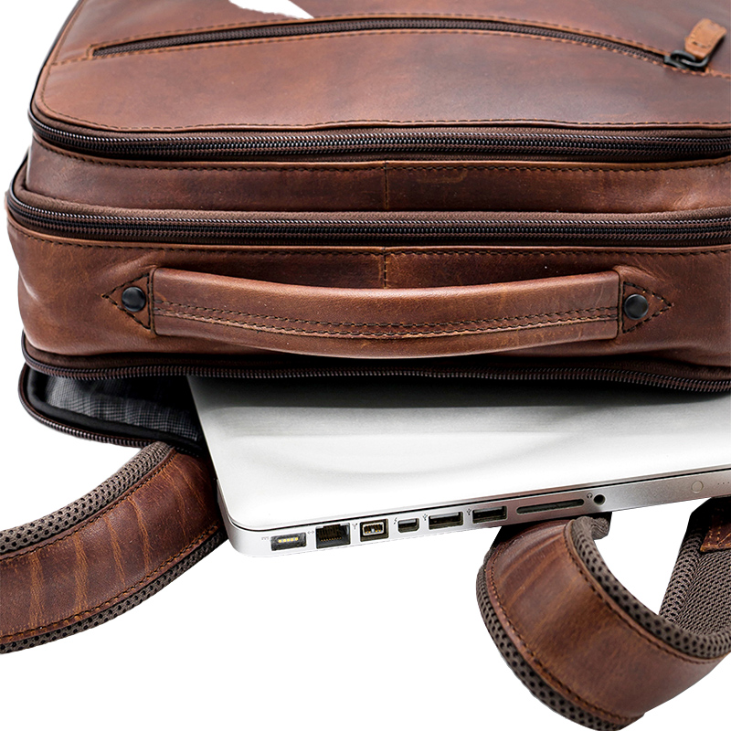 Pylos59 Buff Oily Werktassen bruin | van Os tassen en koffers